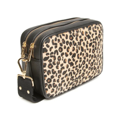 Torba - Soho, Leopard, Double zipped, Crossbody