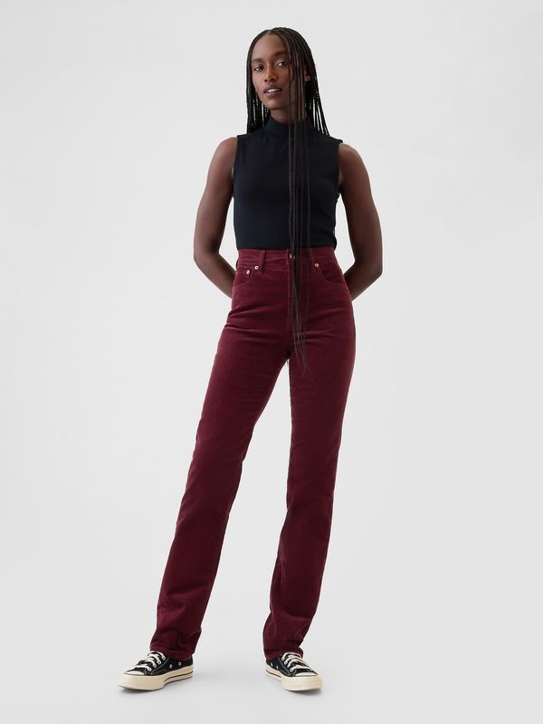 GAP CORDUROY TROUSERS HIGH RISE '90S - WOMEN'S