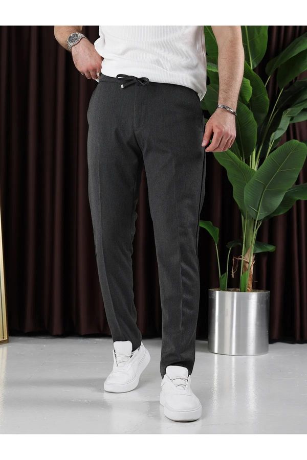 15728 DEWBERRY SLIM FIT JOGGER MENS TROUSERS-ANTHRACITE