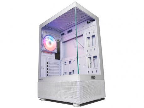 UGD Stealth 3333 ATX Belo midi kuciste sa armiranim staklom