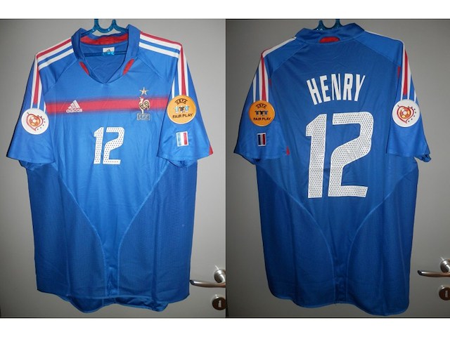 Francuska dres (EURO 2004) Thierry Henry 12 France