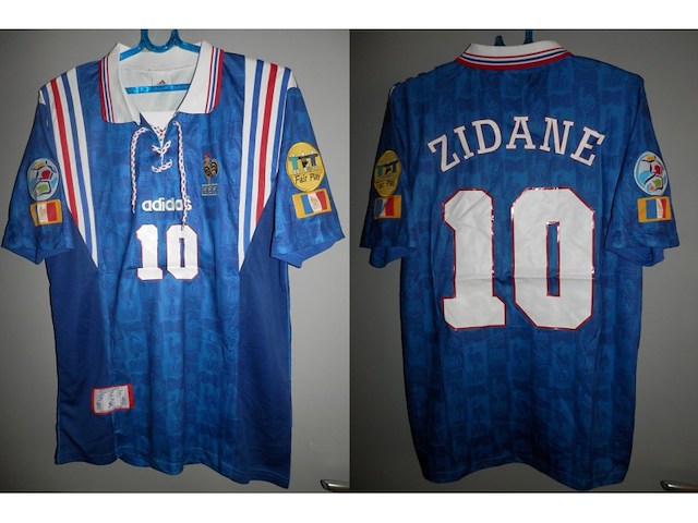 Francuska dres (EURO 1996) Zinedine Zidane 10 France