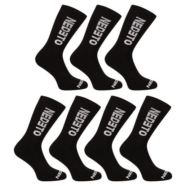 7PACK SOCKS NEDETO HIGH BLACK