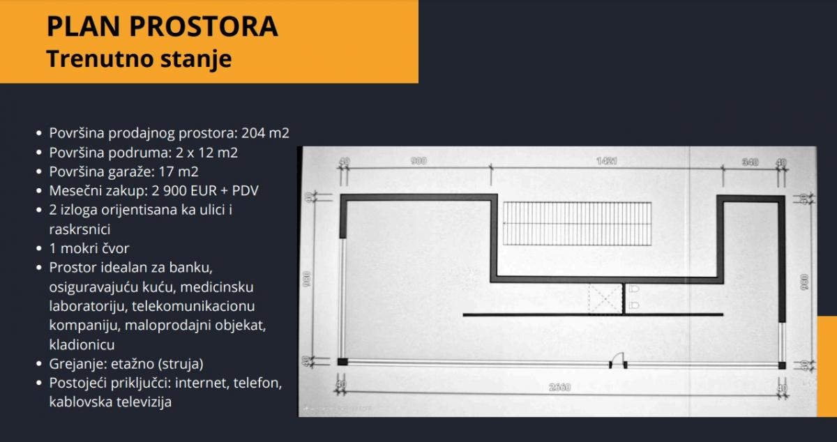 Lokal - Centar - 204m2