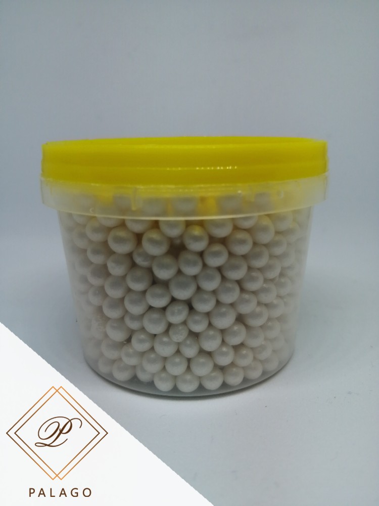 Ukrasne perle bele 1kg