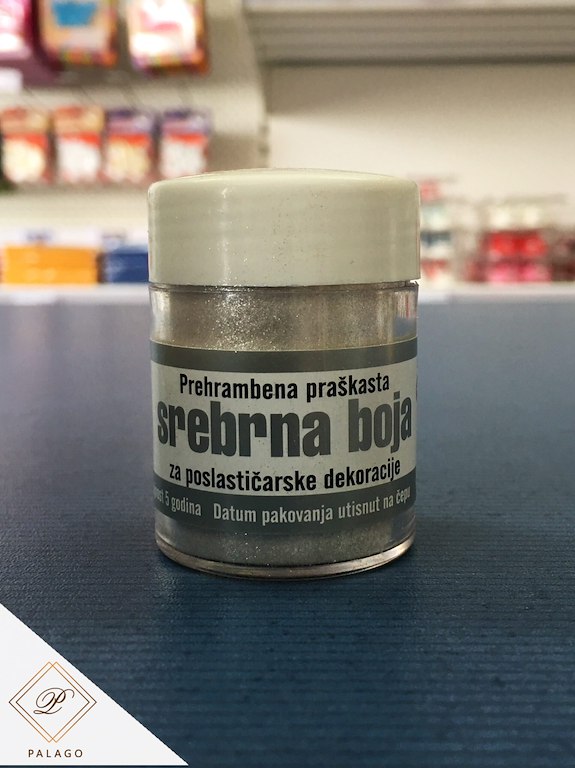 Srebrna sedef boja u prahu 10g