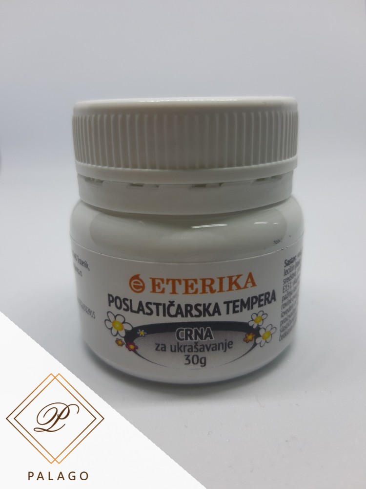 Tempera boja crna 30gr