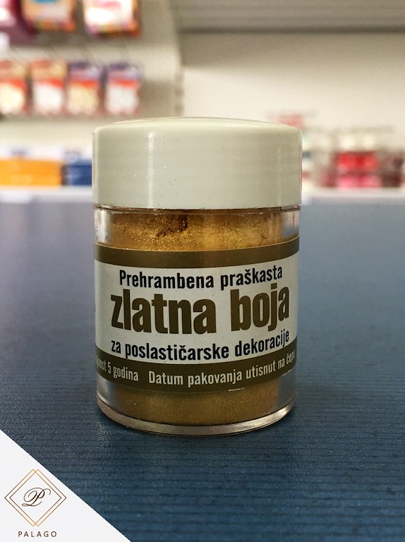 Zlatna sedef boja u prahu 10g.