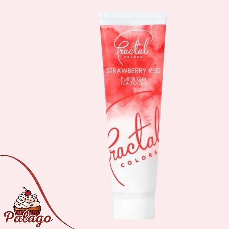 Fractal – Gel boja Strawberry red 30g