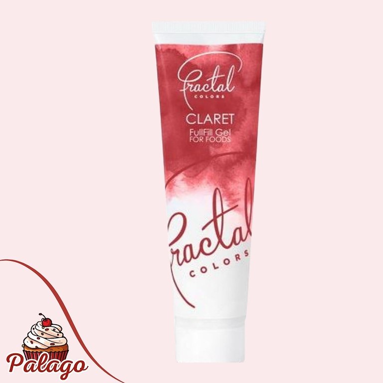 Fractal – Gel boja Claret bordo 30g
