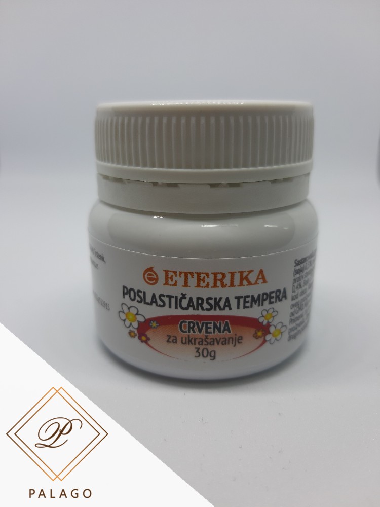 Tempera boja crvena 30gr