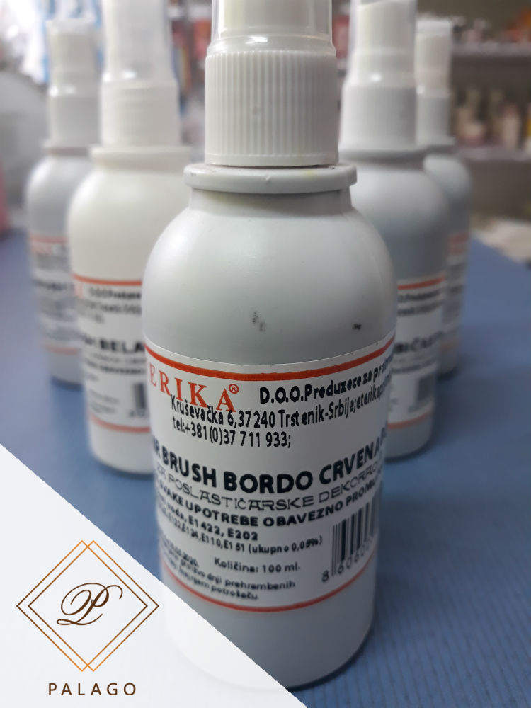 Air brush bordo crvena boja 100ml