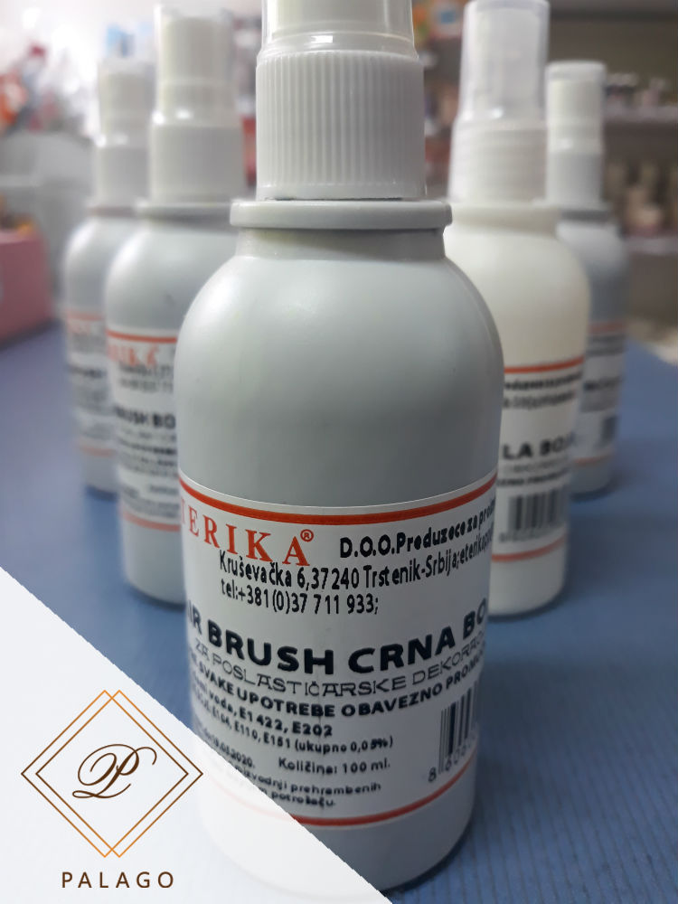 Air brush crna boja 100ml