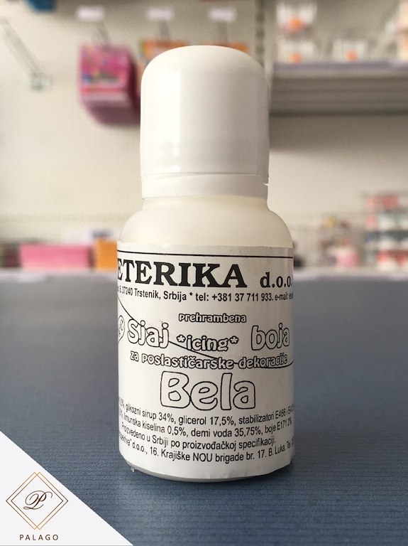 Sjaj boja bela 0,25ml. Eter.