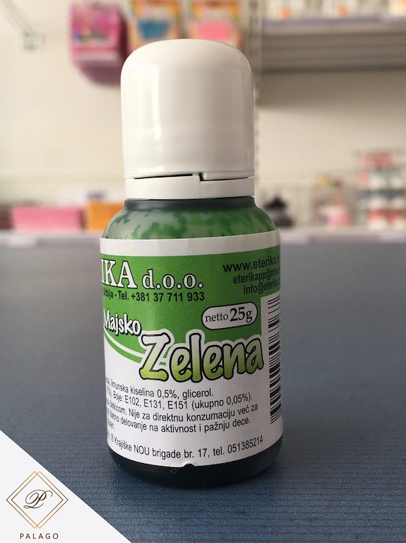 Sjaj boja majsko zelena 0,25ml