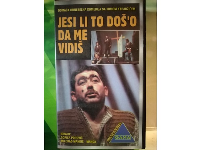 Jesi li to Doš`o da me Vidiš - Mima Karadžić / VHS /