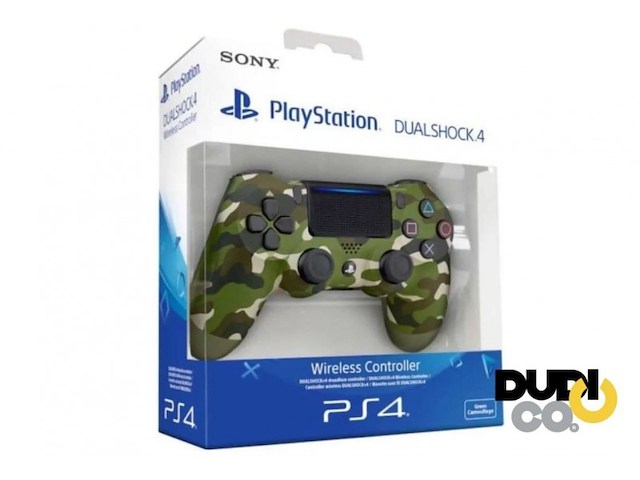 SONY PS4 DUALSHOCK 4 GREEN CAMO WIRELESS Controller