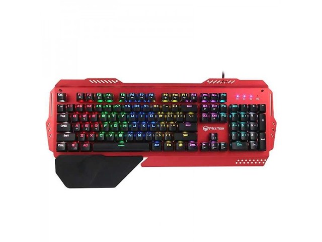 MEETION MK20 MEHANIČKA METALNA RGB Tastatura, CRVENA