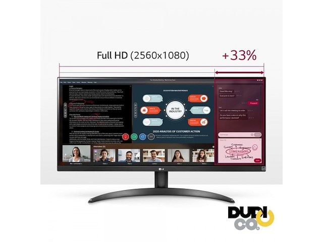 LG 29WP500-B 29`ULTRAWIDE IPS WHD/75HZ/21:9 Monitor