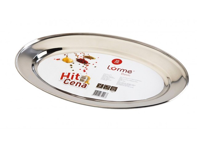 LORME BASIC Inox oval za hranu 35CM