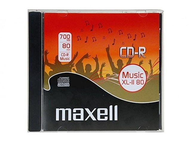 MAXELL CD-R 80 52X MU 10MM JEW 1PK