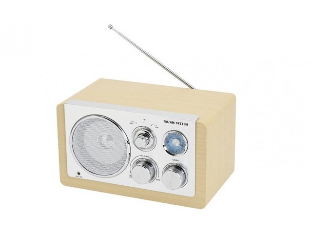 DENVER TR-63LW FM RADIO Lightwood