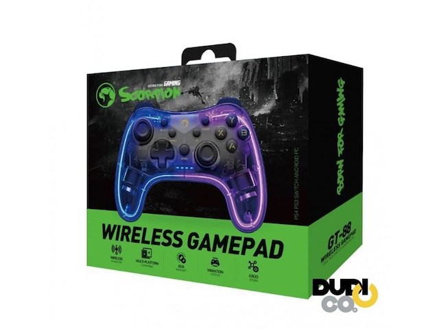 MARVO GT88 TRANSPARENT WIRELESS Gamepad