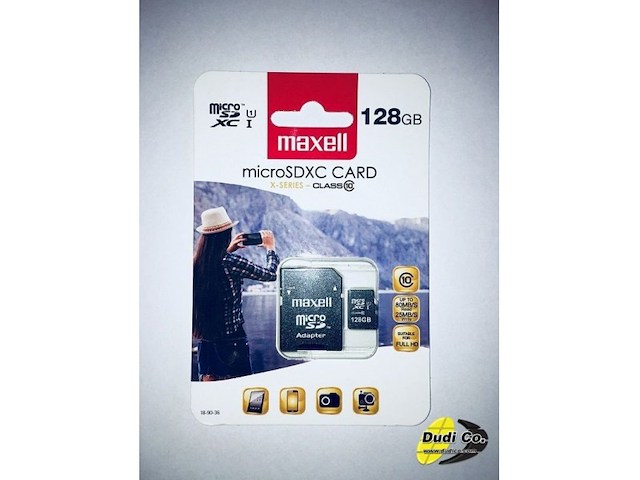 Maxell micro sdhc 128GB class 10 + adapter