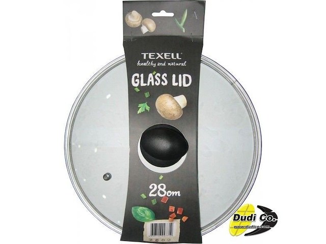 Texell stakleni poklopac za tiganj 28cm TGL28