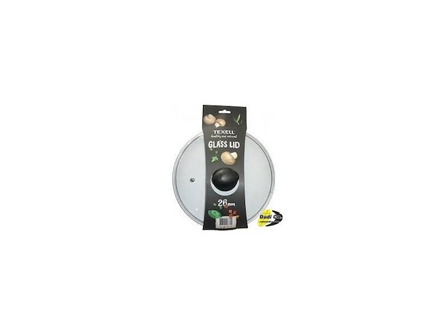 Texell stakleni poklopac za tiganj 26cm TGL26