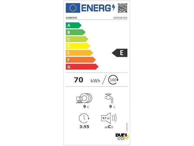 GORENJE GS520E15W Sudomašina