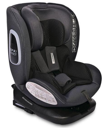 Lorelli Phoenix i-Size Isofix roto auto sedište za bebe 40-150 cm Black Jasper