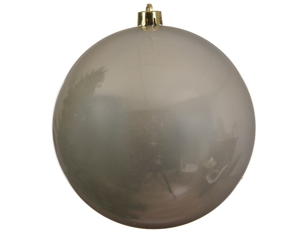 NG dekoracija - HANGING BAUBLE 20cm 022430 - Pearl - KMG