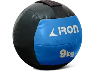 Wall Ball , Lopta za bacanje 9kg (sa ručkama) , proizvođač Iron Sport