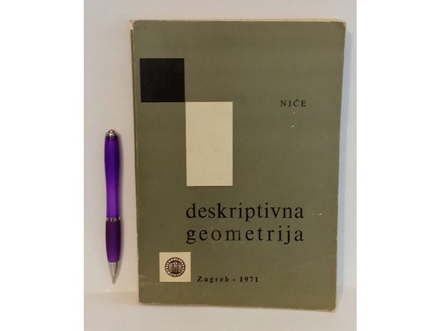 DESKRIPTIVNA GEOMETRIJA - DR VILKO NIČE