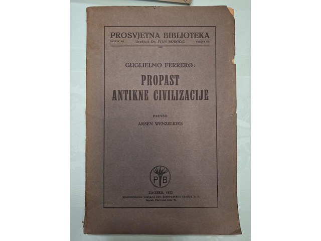 PROPAST ANTIKNE CIVILIZACIJE