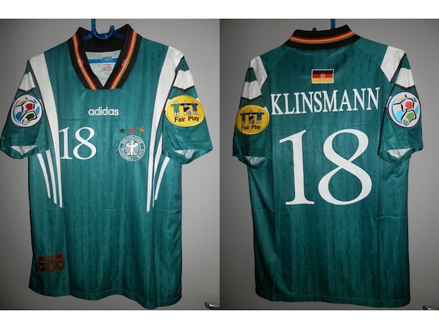 Nemačka dres (EURO 1996) Jurgen Klinsmann 18 Germany