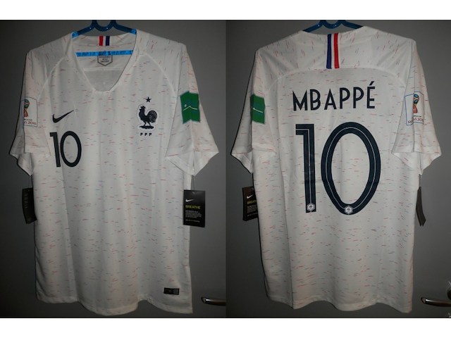 Francuska dres (World Cup 2018) Mbappe 10 Away France