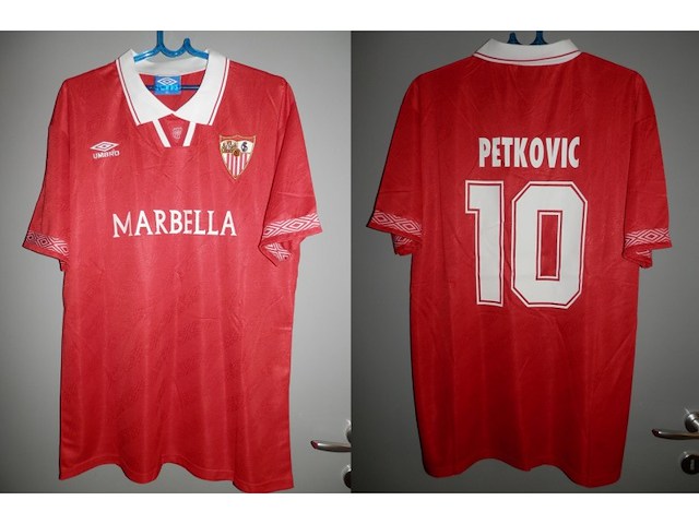 Sevilla dres 1995-96 Dejan Rambo Petković 10 Gostujući