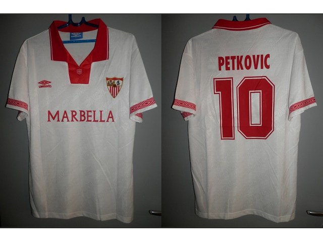 Sevilla dres 1995-96 Dejan Rambo Petković 10