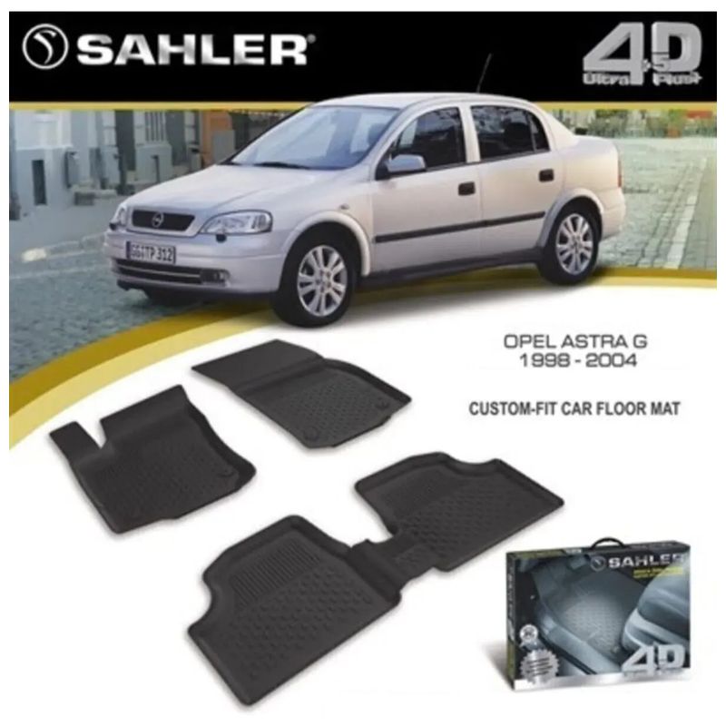 Gumene patosnice Opel Astra G Sedan / HB / SW 1998-2004 SAHLER - crna