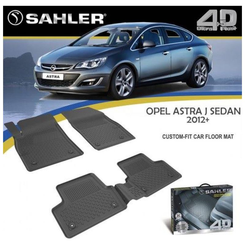 Gumene patosnice Opel Astra J Sedan / Sports Tourer 2012-2019 SAHLER - crna