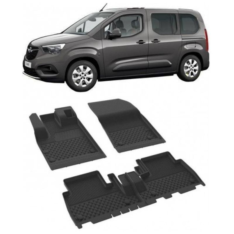 Gumene patosnice Opel Combo E 2019- SAHLER - crna