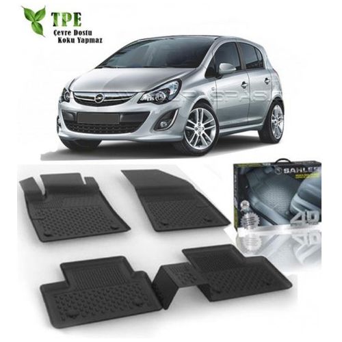 Gumene patosnice Opel Corsa D 2006-2013 SAHLER - crna