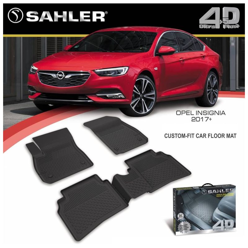 Gumene patosnice Opel Insignia 2017- SAHLER - crna