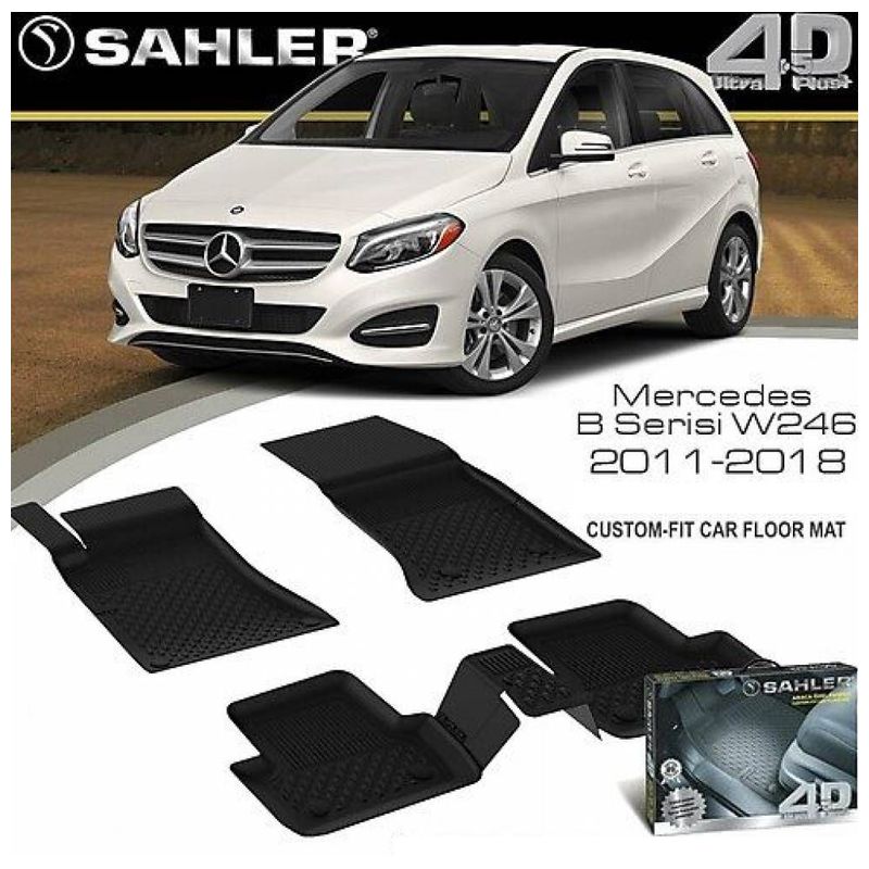 Gumene patosnice Mercedes B Serie W246 2011-18 SAHLER - crna