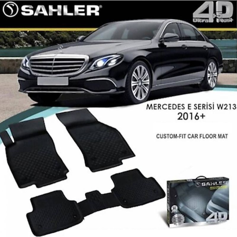 Gumene patosnice Mercedes E serie W213 2016-2023 SAHLER - crna