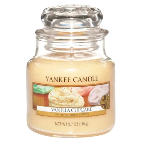 Vanilla Cupcake - Yankee Candle mirisna sveća S (vanila, miris kolača)