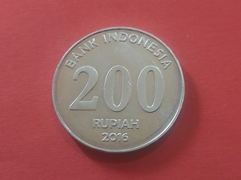 Indonezija - 200 rupiah 2016 god