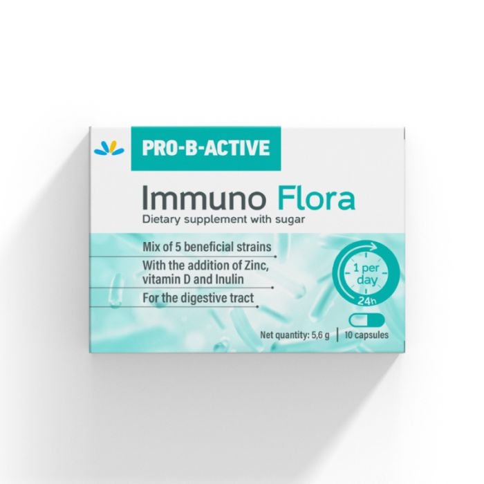 Pro-B-Active Immuno flora, 10 kapsula